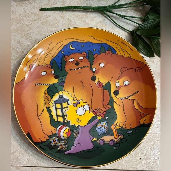 Franklin Mint | Accents | 992 Simpsons Franklin Mint L867 Plate Maggie ...